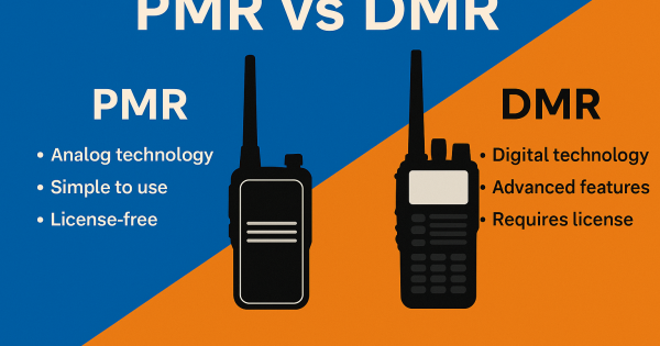 PMR ή DMR – Ποια τεχνολογία ασυρμάτου να επιλέξω για την επιχείρησή μου;
