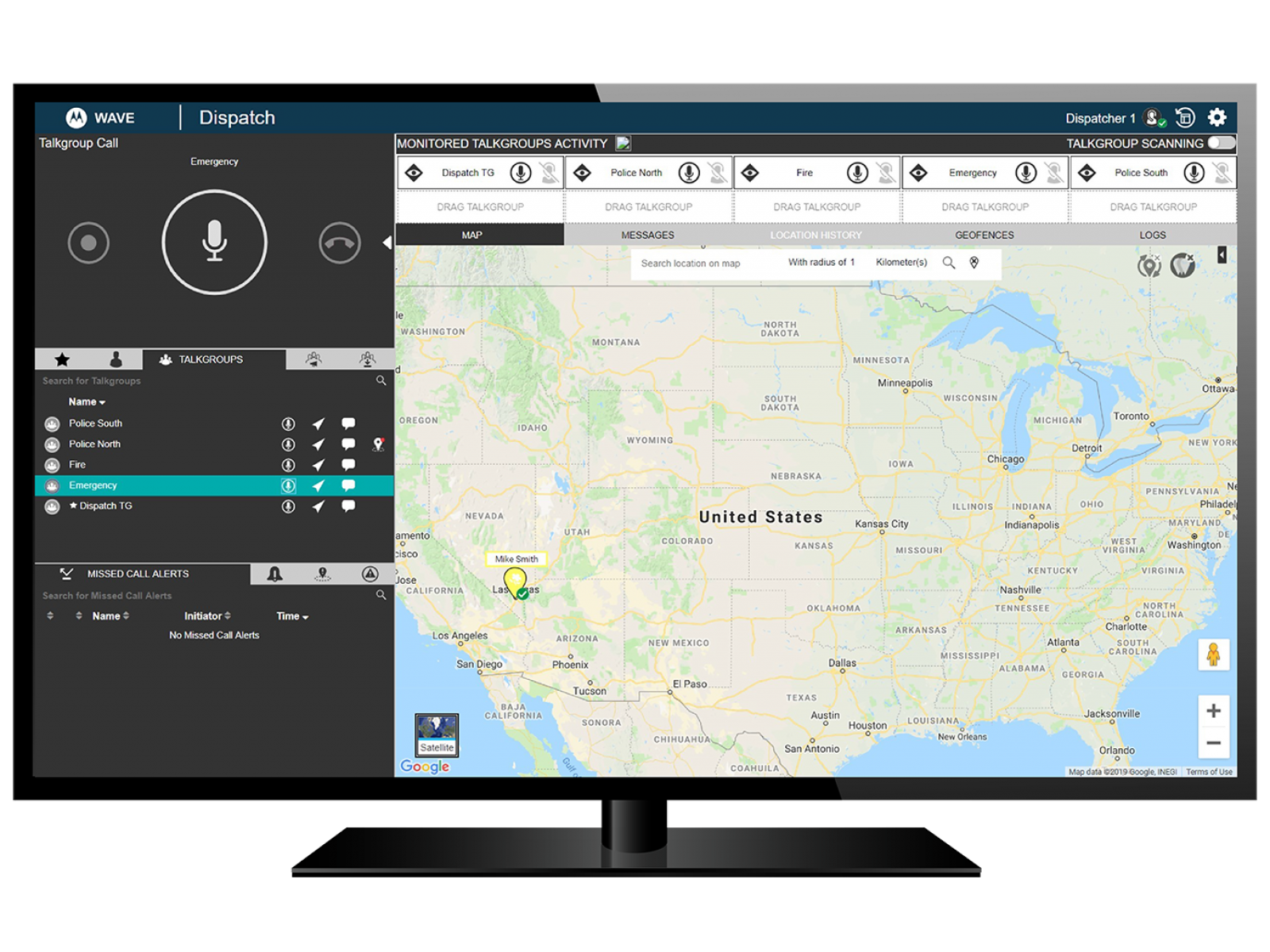 Motorola WAVE PTX Dispatch (OnCloud)